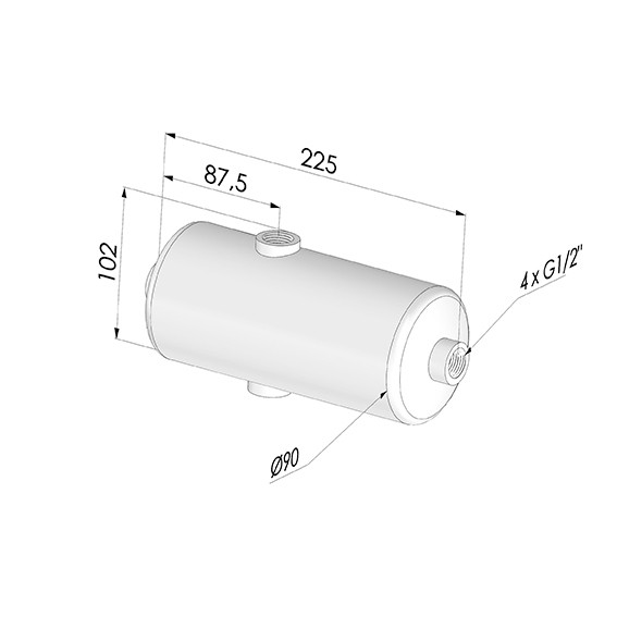 NOVACOM | Réserve de vide série RDV - 1 litre
