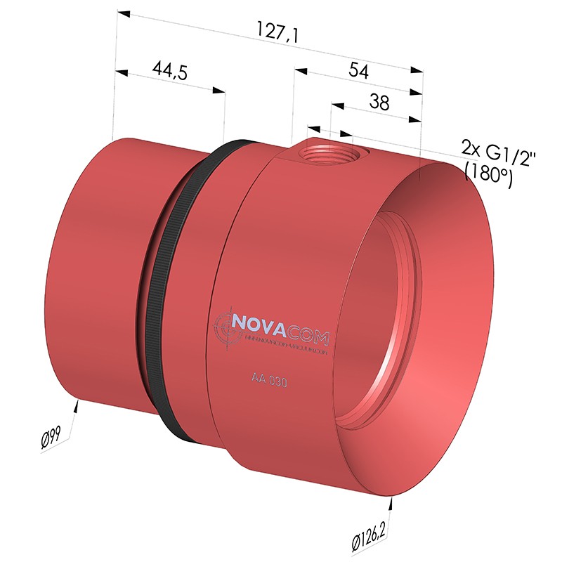 NOVACOM | Amplificateur d'air série AA - Soufflage 51 012 l/mn à 5.5 bar